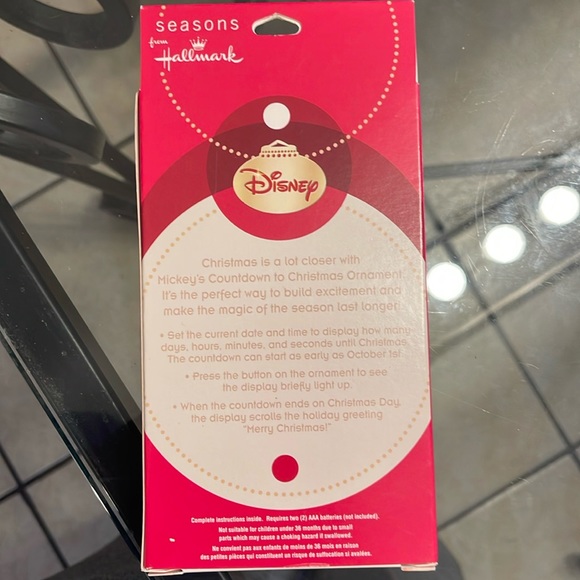Hallmark | Holiday | Disney Christmas Countdown Tree Ornament | Poshmark